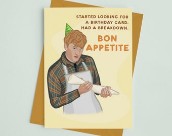 Great British Bake off James Acaster Meme Card - Etsy UK