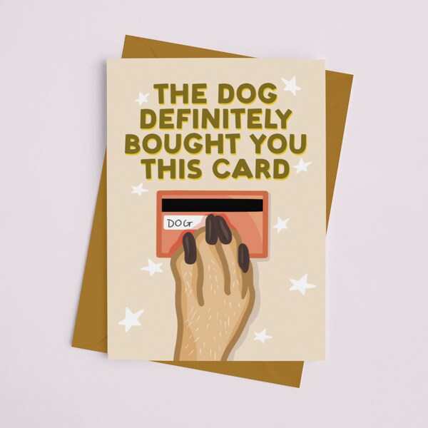 Dog Lover Card - Etsy UK