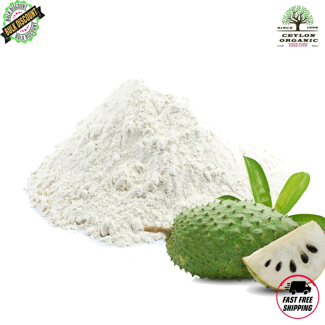 Organic Dried Soursop Fruit Powder(graviola ,annona Muricata)pure ...