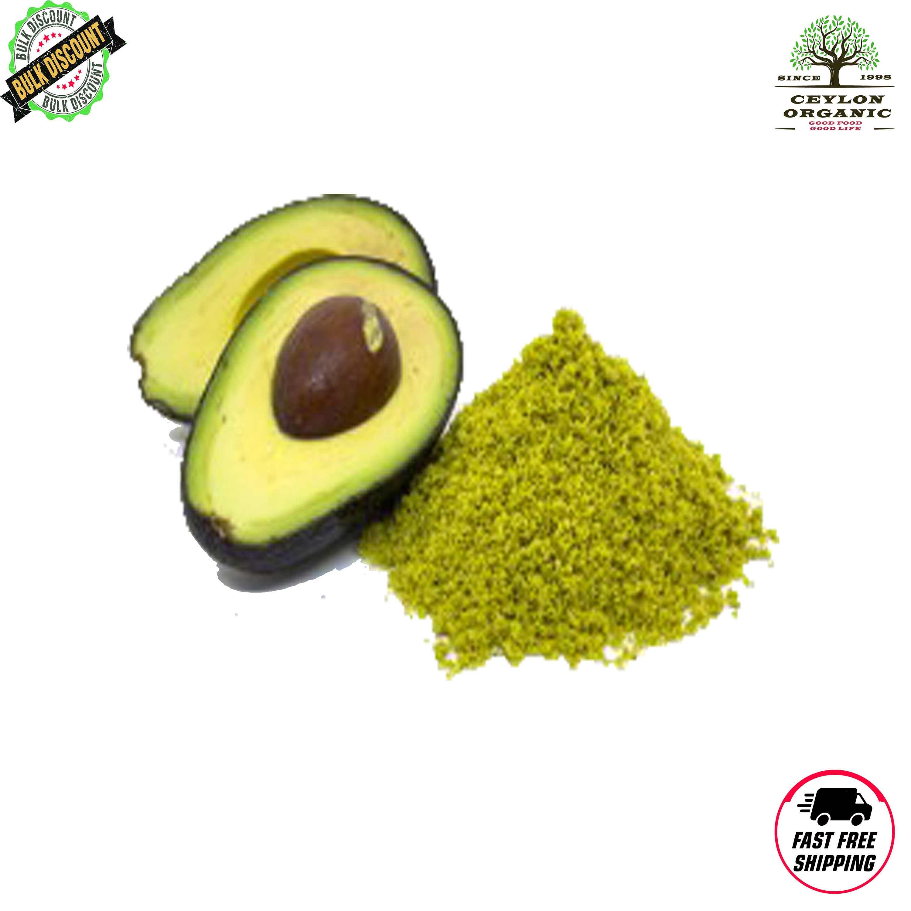 Dried Organic Avocado Fruit Ground Powder(persea Americana)pure Natural ...