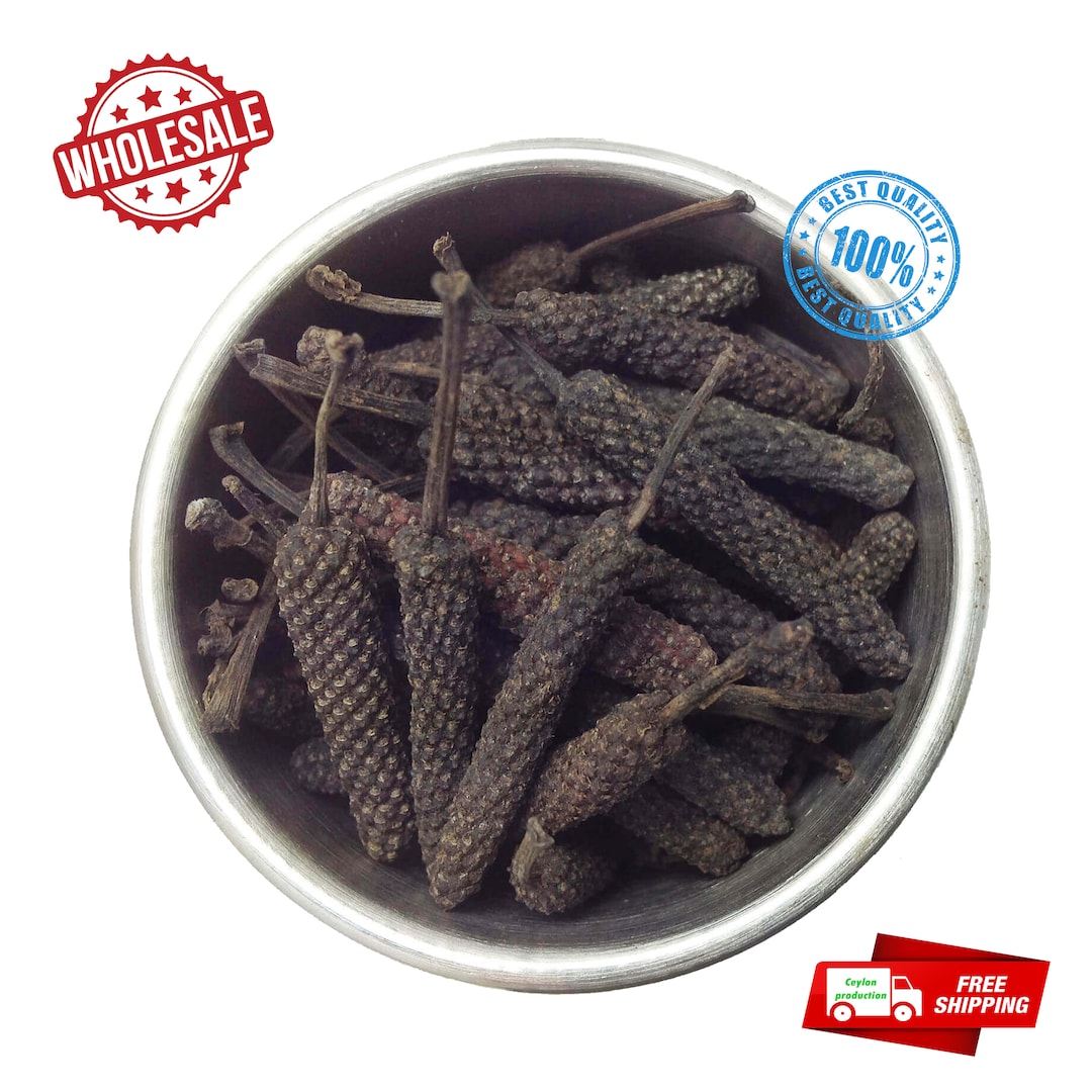 Natural Pure Long Pepper Whole Piper Longum- Poivre Long Pippali Free ...
