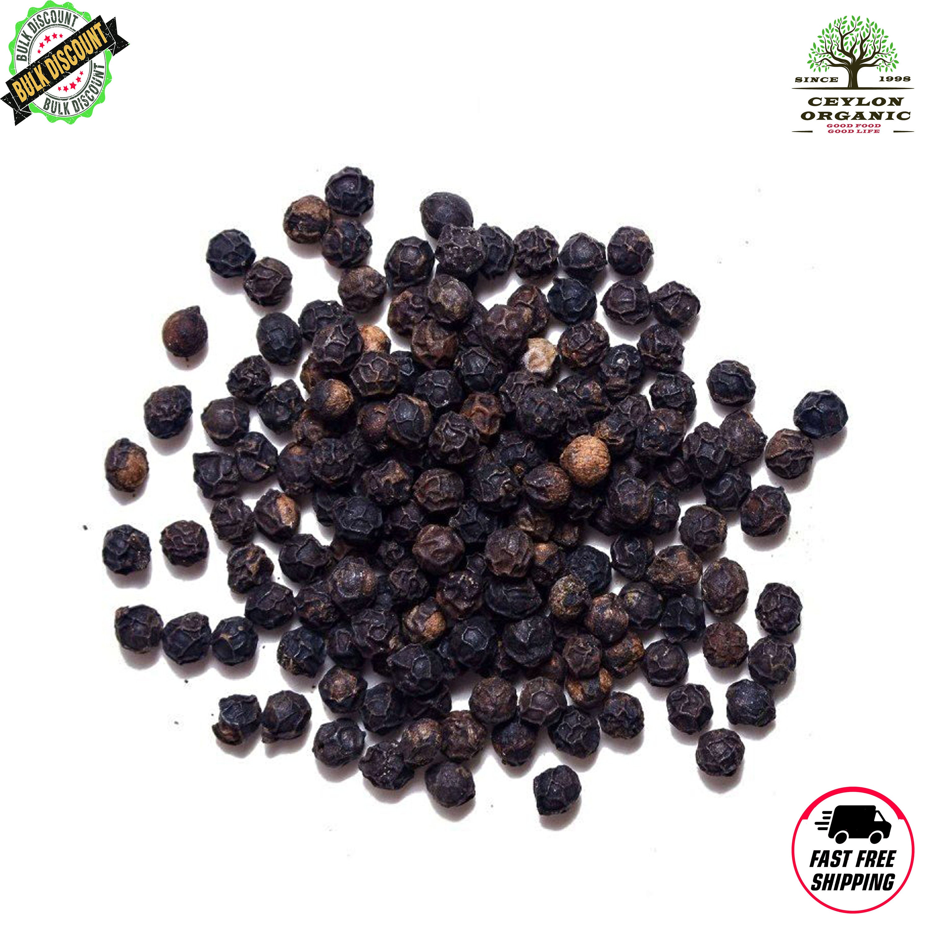 Organic Sun Dried Black Pepper Corns Whole(piper Nigrum) - Etsy