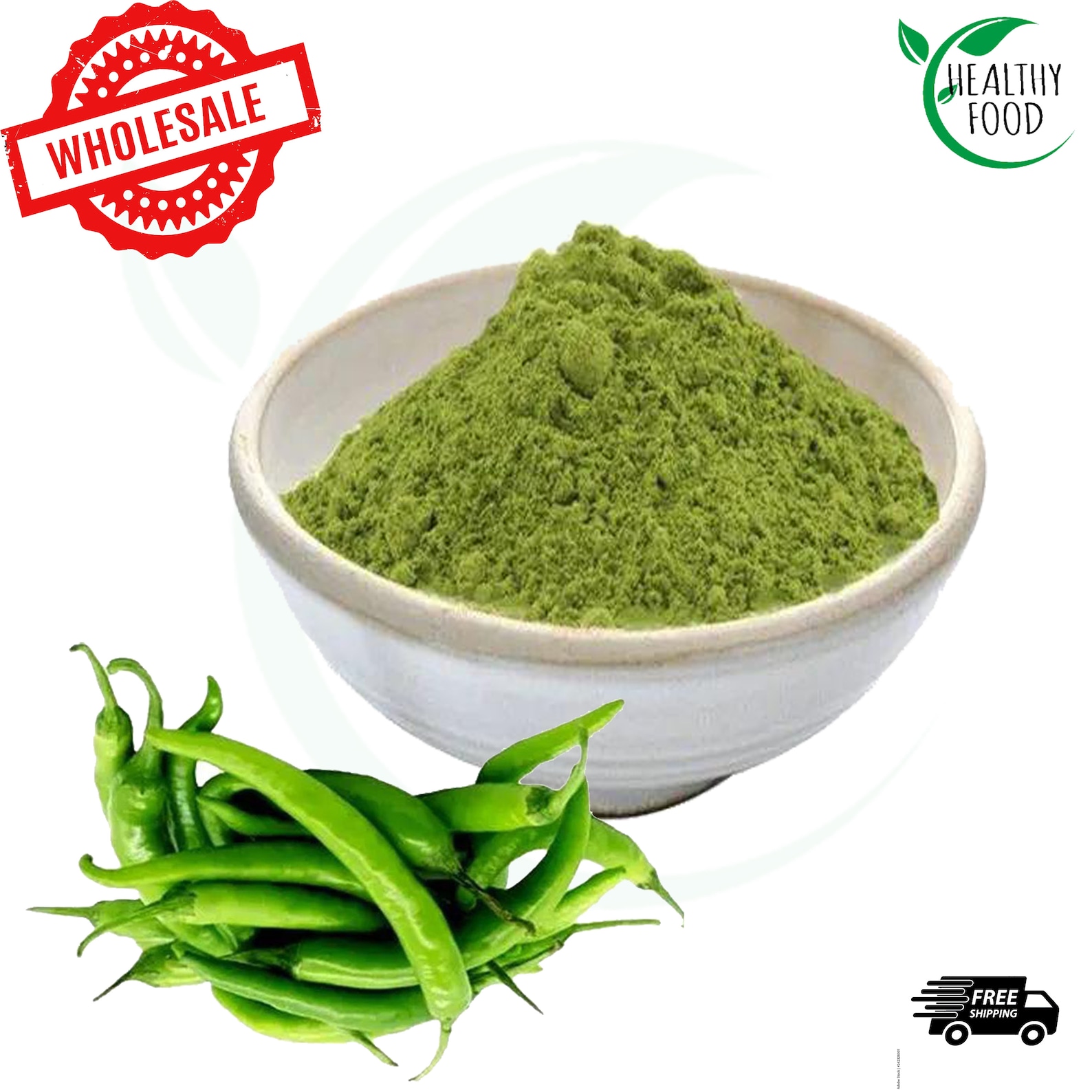 Green Chili Pepper Ground Powder Ceylon Hot Spices Dried Organic - Etsy