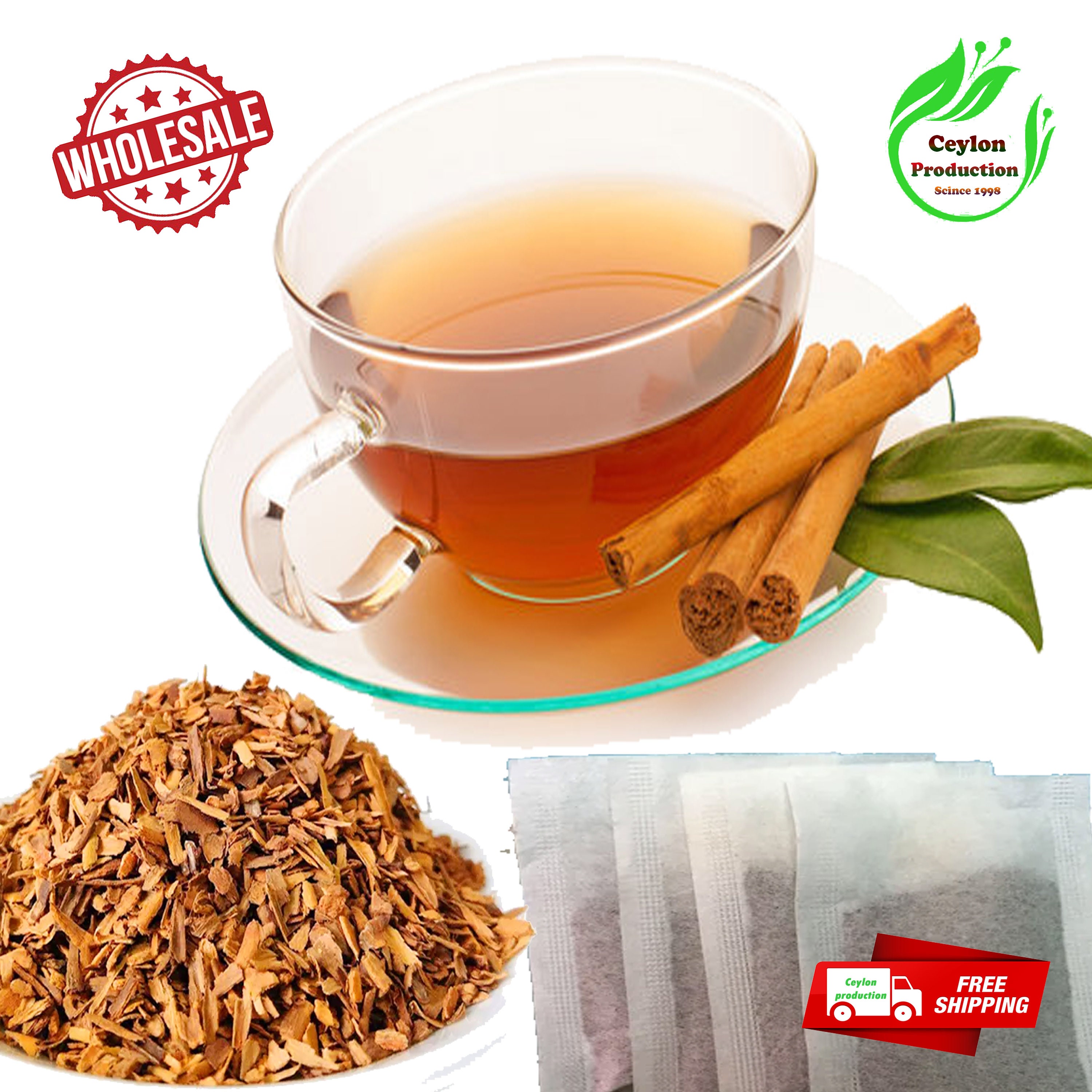 Cinnamon Tea Cut(1-2mm)flake Grade Quality 100% Pure Natural Ceylon ...