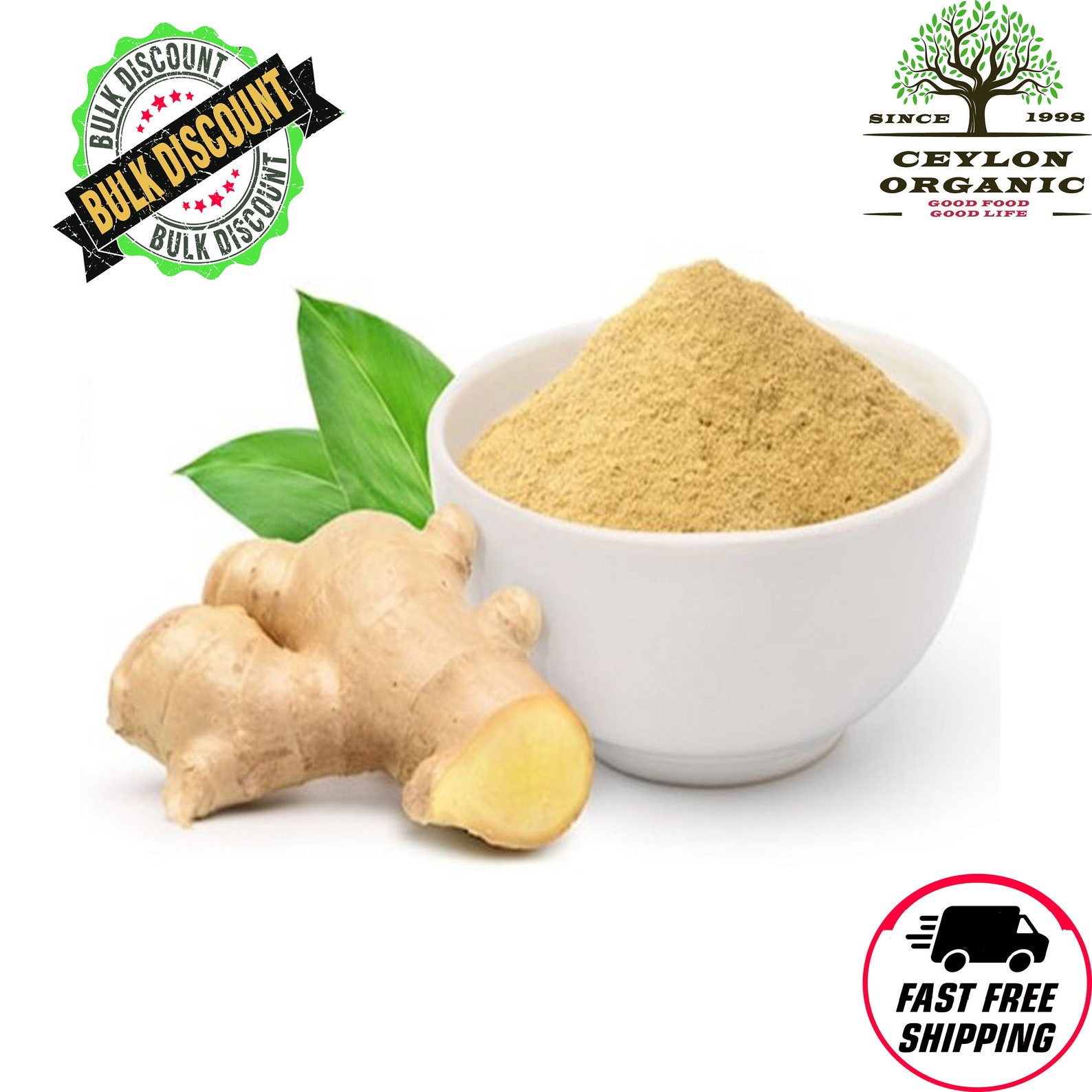 Dried Ginger Root Ground Powder Spices Organic Pure Natural - Etsy