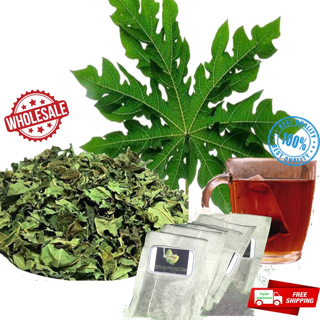 Dried Organic Papaya Leaves Herbal Tea Bag Help Boost Immunity System ...