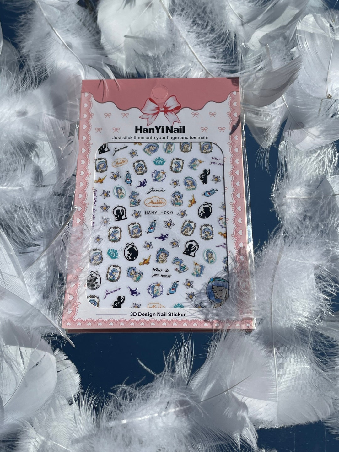 Prinzessin Jasmin Nagel Sticker, Aladin Nagel Sticker, Disney ...