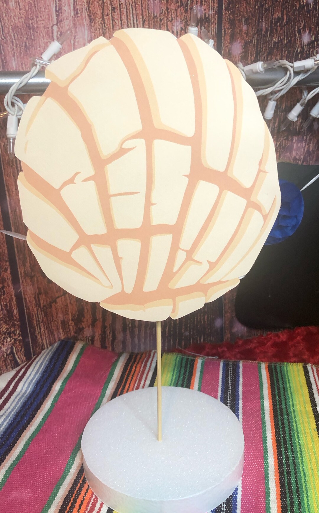 Foam White Cut-out Concha Table Centerpiece - Etsy