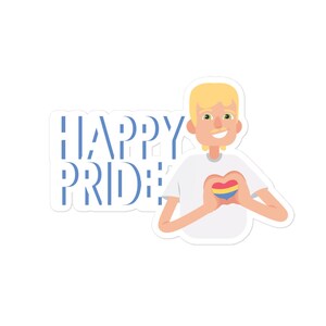 Happy Pride Sticker - Etsy
