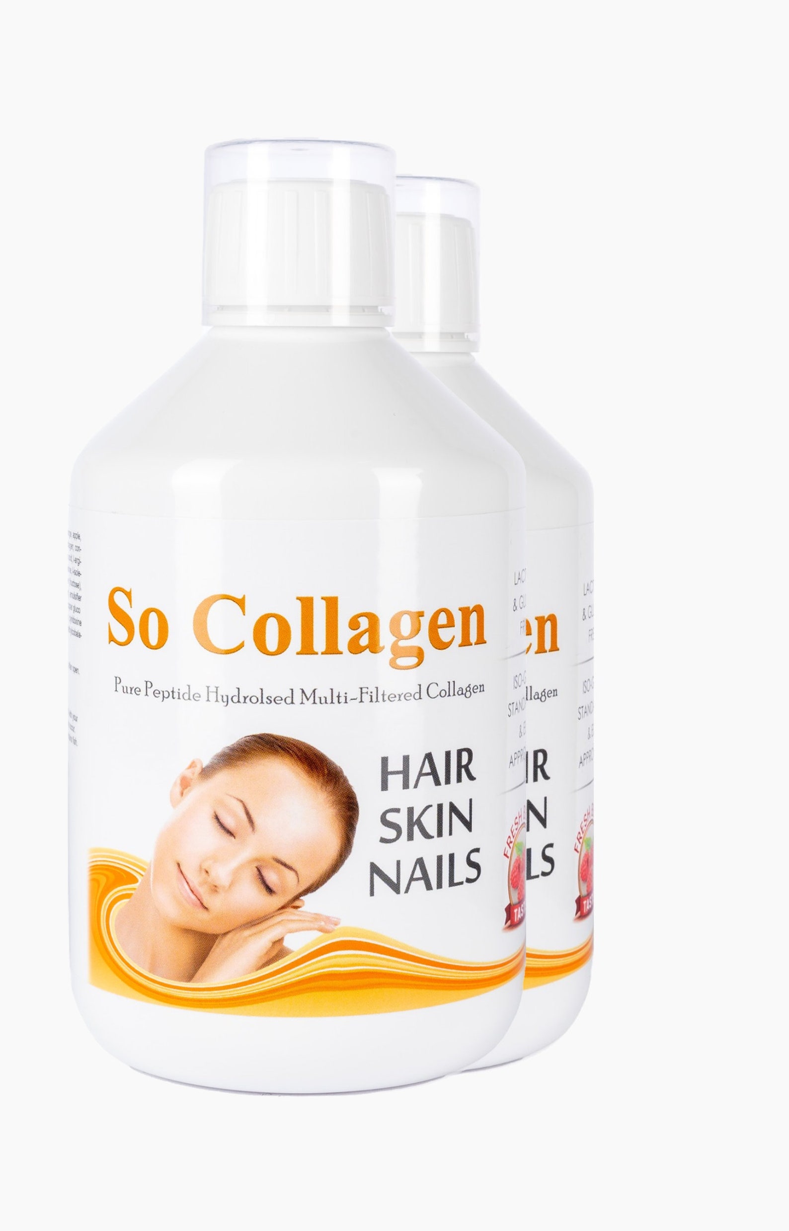 Marine Collagen. 2 X Bottles of so Collagen Premium Pure Peptide Marine ...