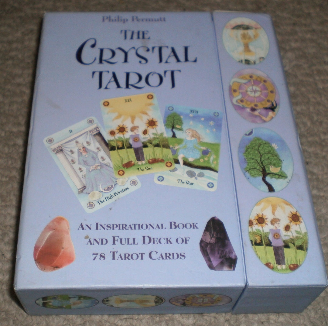 The Crystal Tarot Card Box Set 78 Cards and Booklet in Original Box ...