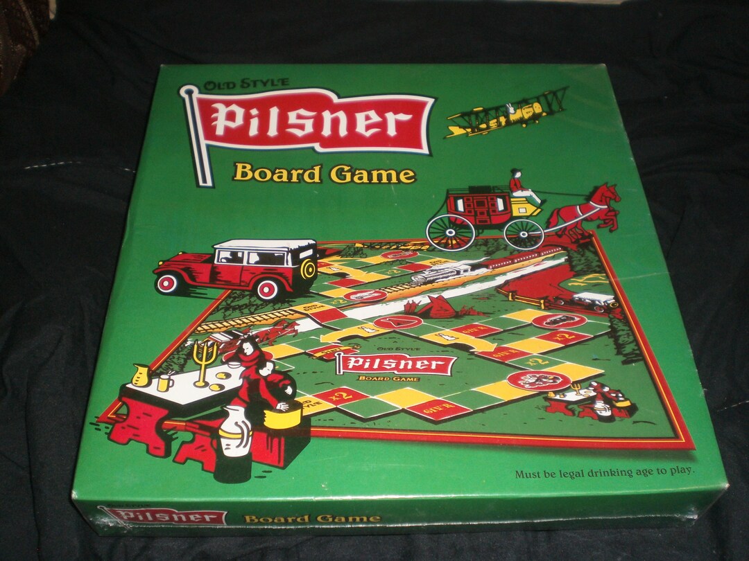 New Old Stock Old Style Pilsner Beer Board Game Sealed Mint Condition ...