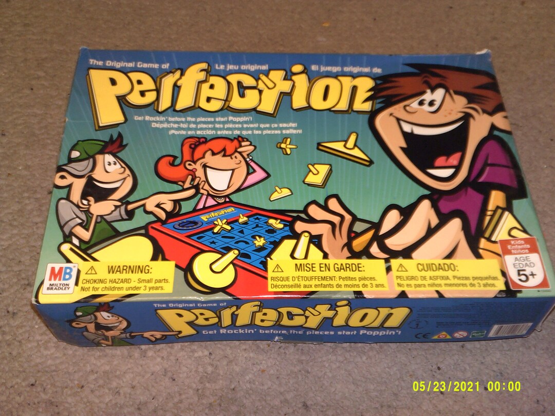 Vintage Perfection Pop up Board Game Timer Skilled Put the Pieces in ...