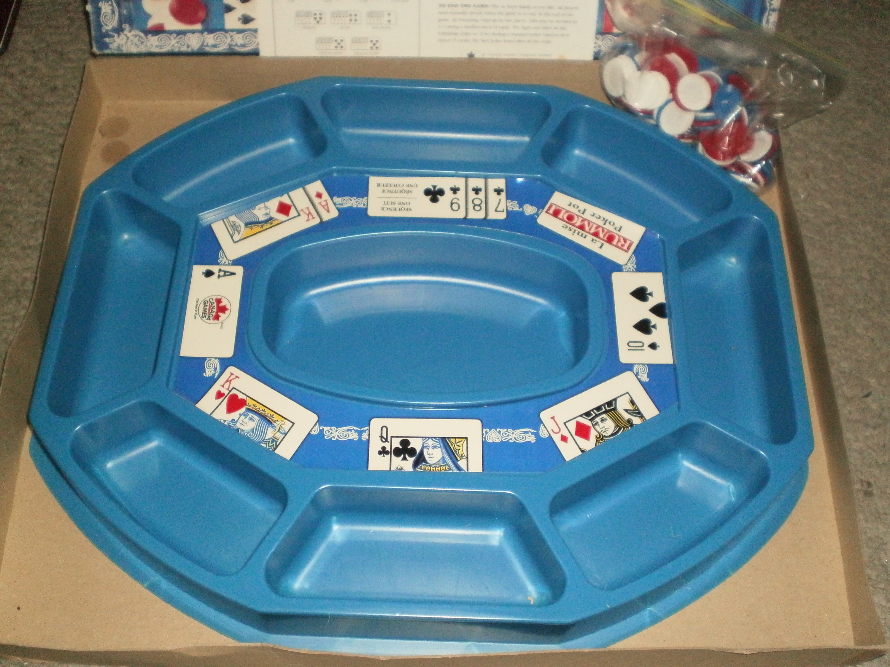 Vintage Rummoli Tray With Chips and Instructions With 2 Decks - Etsy Canada
