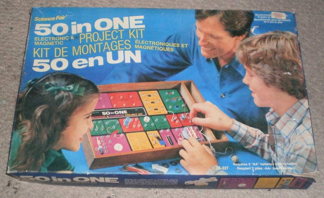 Vintage 1980 Radio Shack Tandy 50 in One Science Fair Electronic and ...
