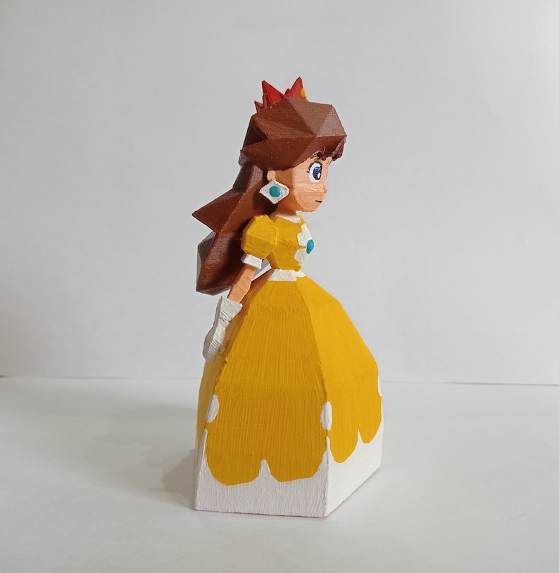 Princess Peach Daisy and Toad mario 64 Low-poly 3D Printed - Etsy