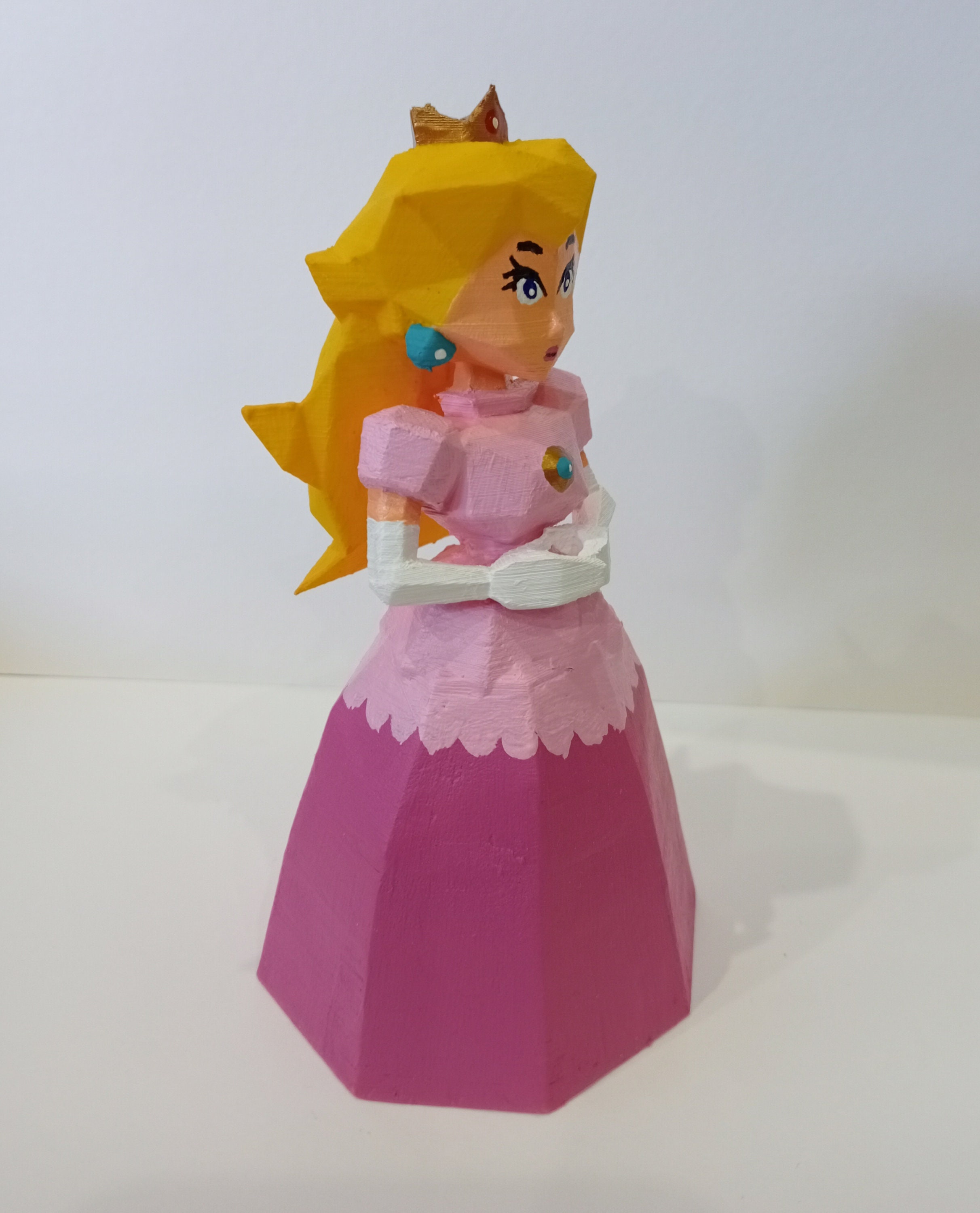 Princess Peach Daisy and Toad mario 64 Low-poly 3D Printed - Etsy UK