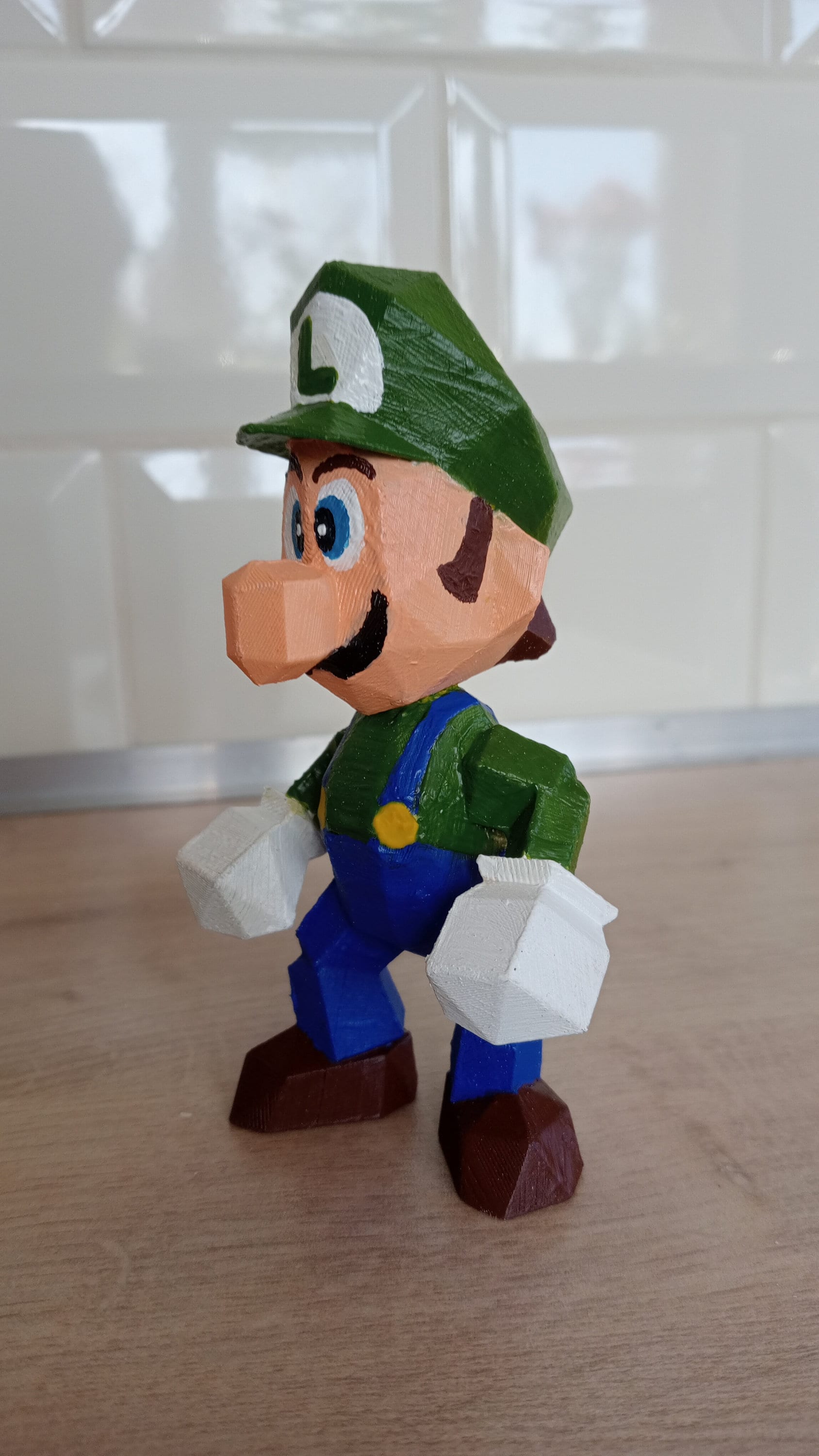Super Mario and Luigi 64 Low-poly 3D Printed Figures - Etsy