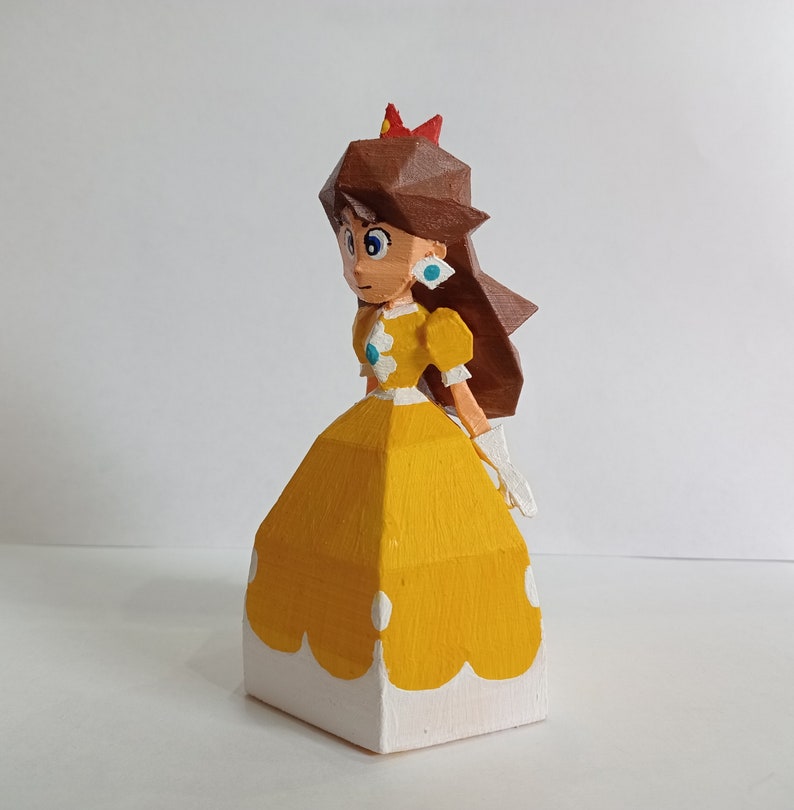 Princess Peach Daisy and Toad mario 64 Low-poly 3D Printed - Etsy
