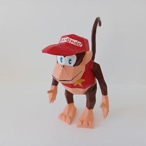 Donkey Kong and Diddy Kong 64 Low-poly 3D Printed Figures - Etsy