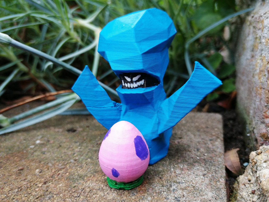 Spyro the Dragon - Egg Thief Low-poly 3D Printed Figure - Etsy
