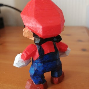 Super Mario and Luigi 64 Low-poly 3D Printed Figures - Etsy