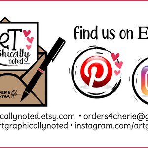 Love Note Card, Hand-drawn Made Original Artwork, Pink and Red Hearts ...