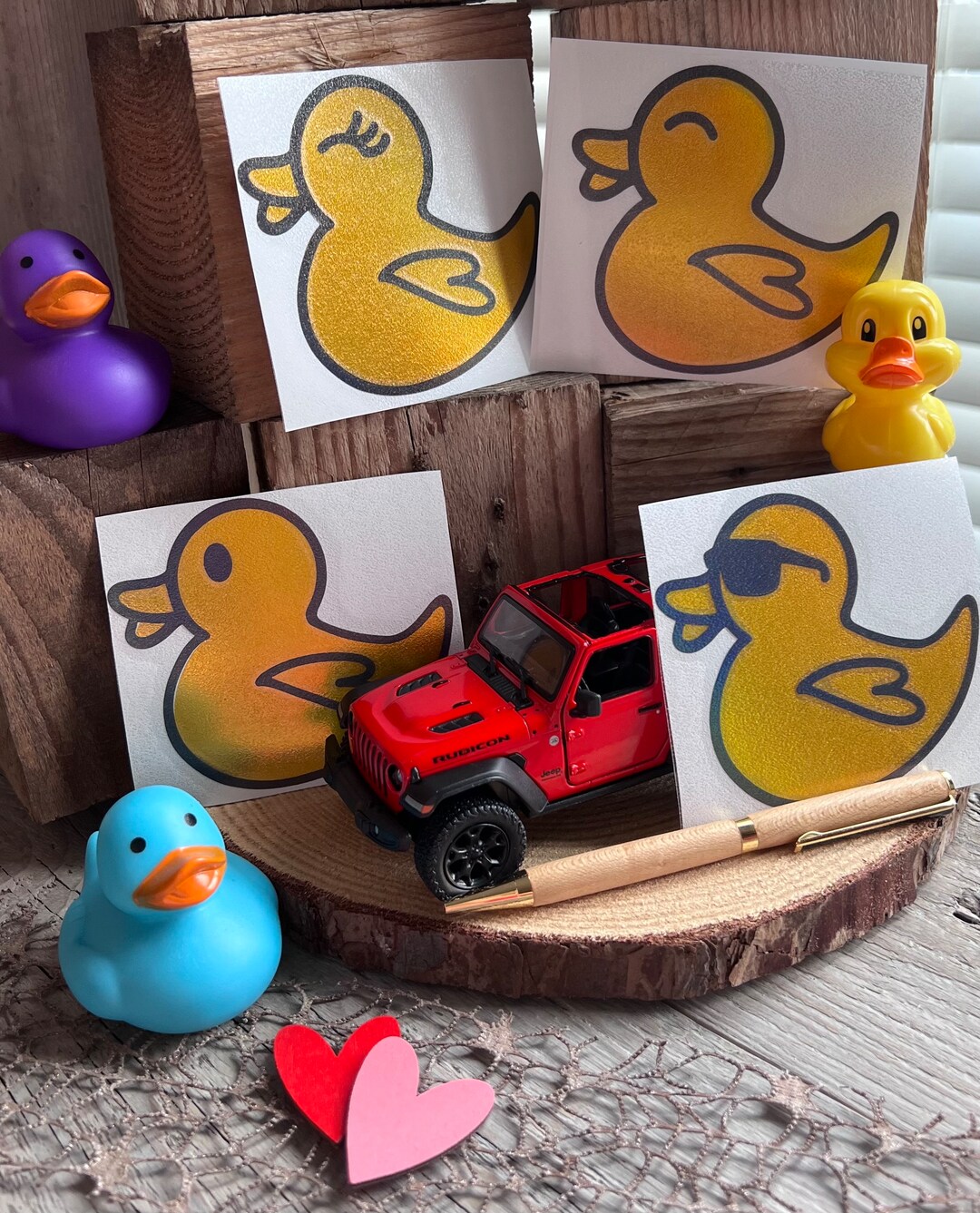 Duck Decal for Vehicle, Permanent Water Resistant Vinyl With Transfer ...
