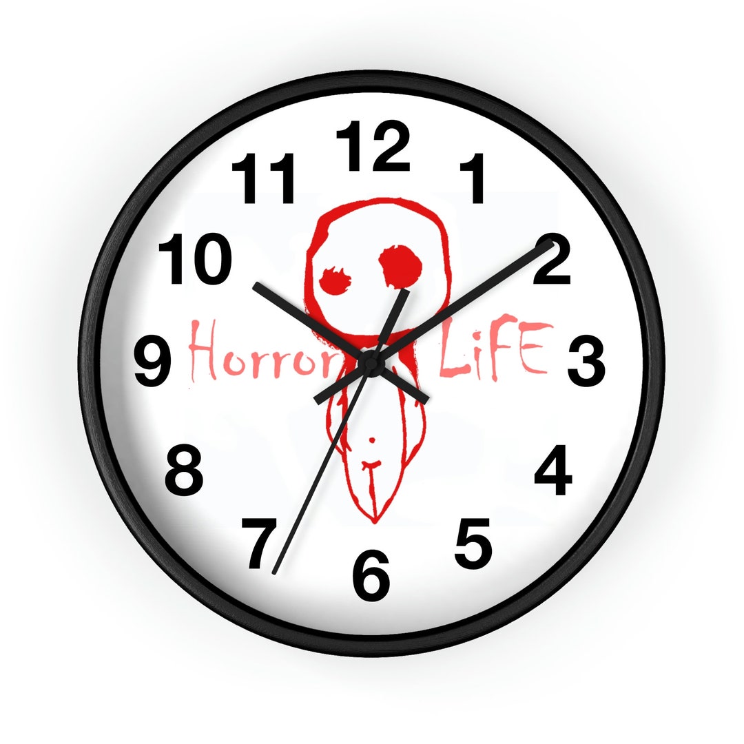 Horror Life Wall Clock - Etsy