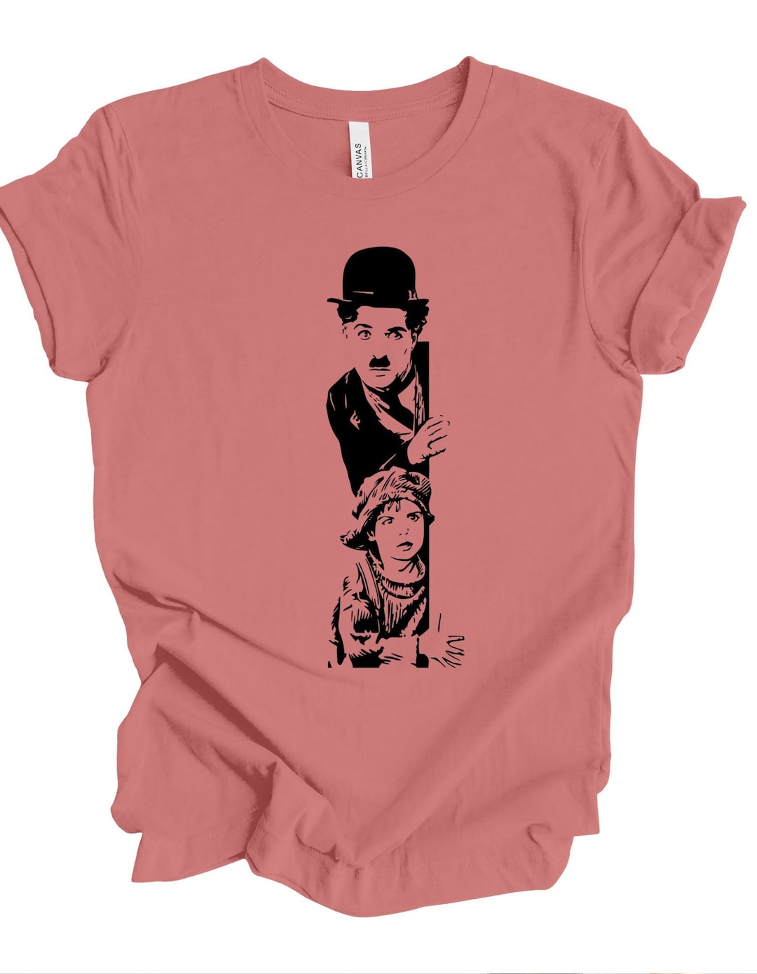 Charlie Chaplin Graphic Tee,charlie Chaplin T Shirt,old Cinema Stars T ...