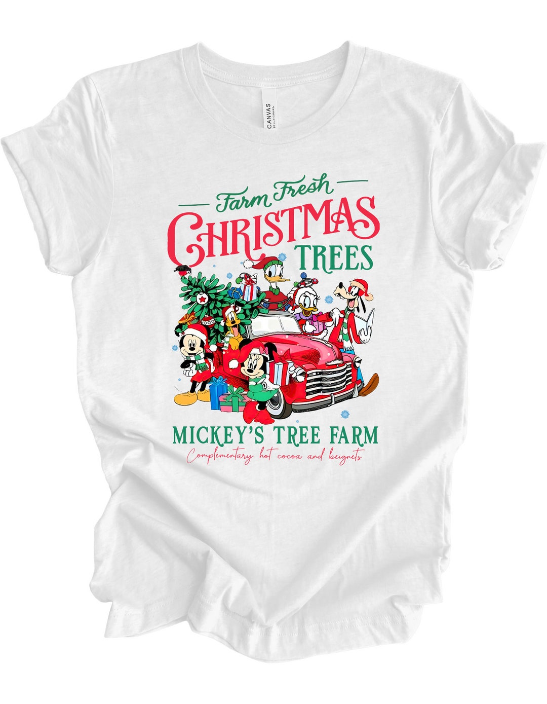Disney Farm Fresh Mickey and Friends Christmasdisney Family - Etsy