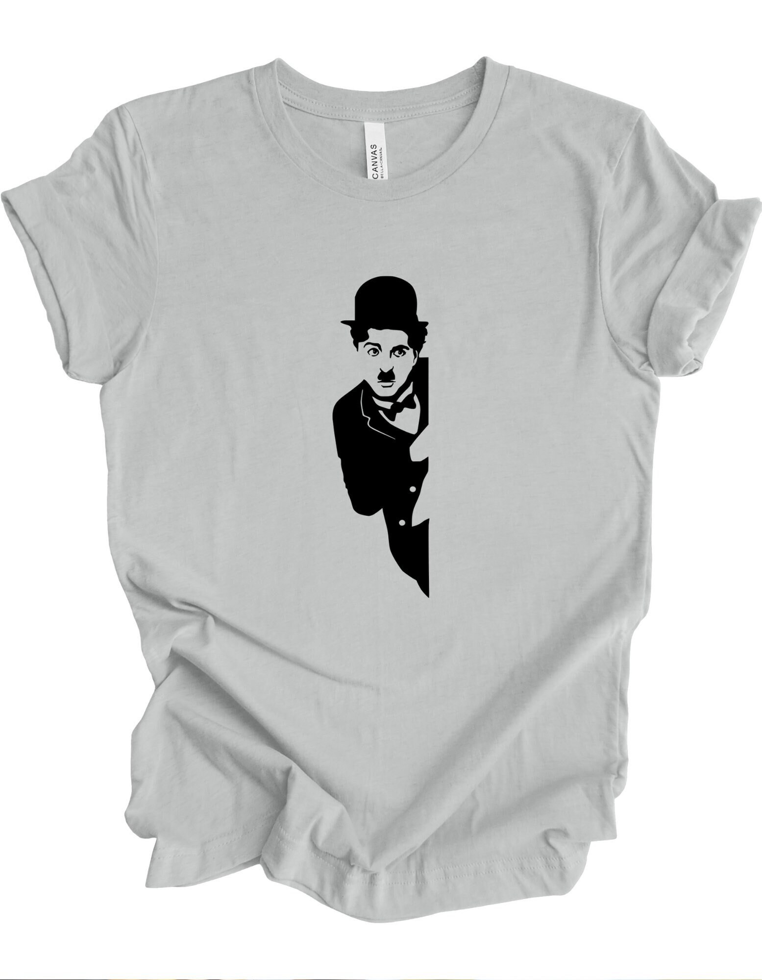 Charlie Chaplin Graphic Teecharlie Chaplin T Shirtold Cinema - Etsy