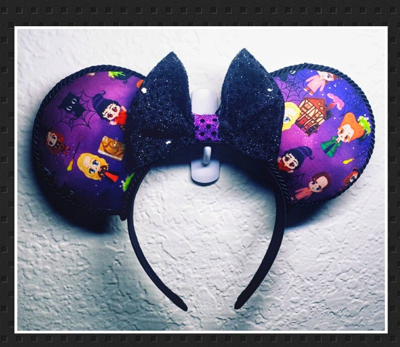 Minnie Mouse Ears Hocus Pocus Halloween Disney Inspired - Etsy