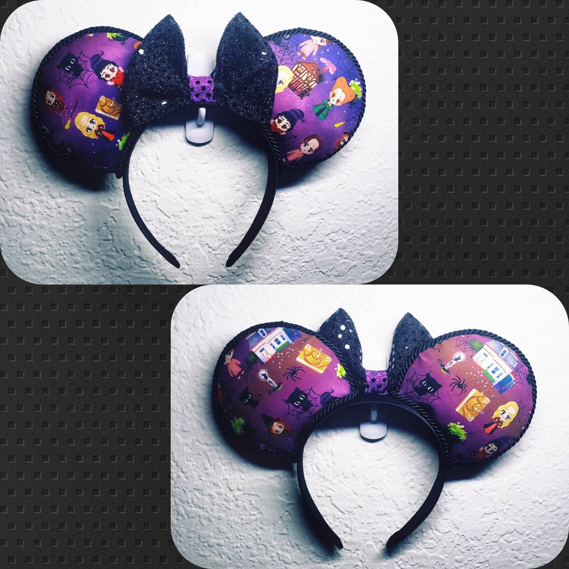 Minnie Mouse Ears Hocus Pocus Halloween Disney Inspired - Etsy
