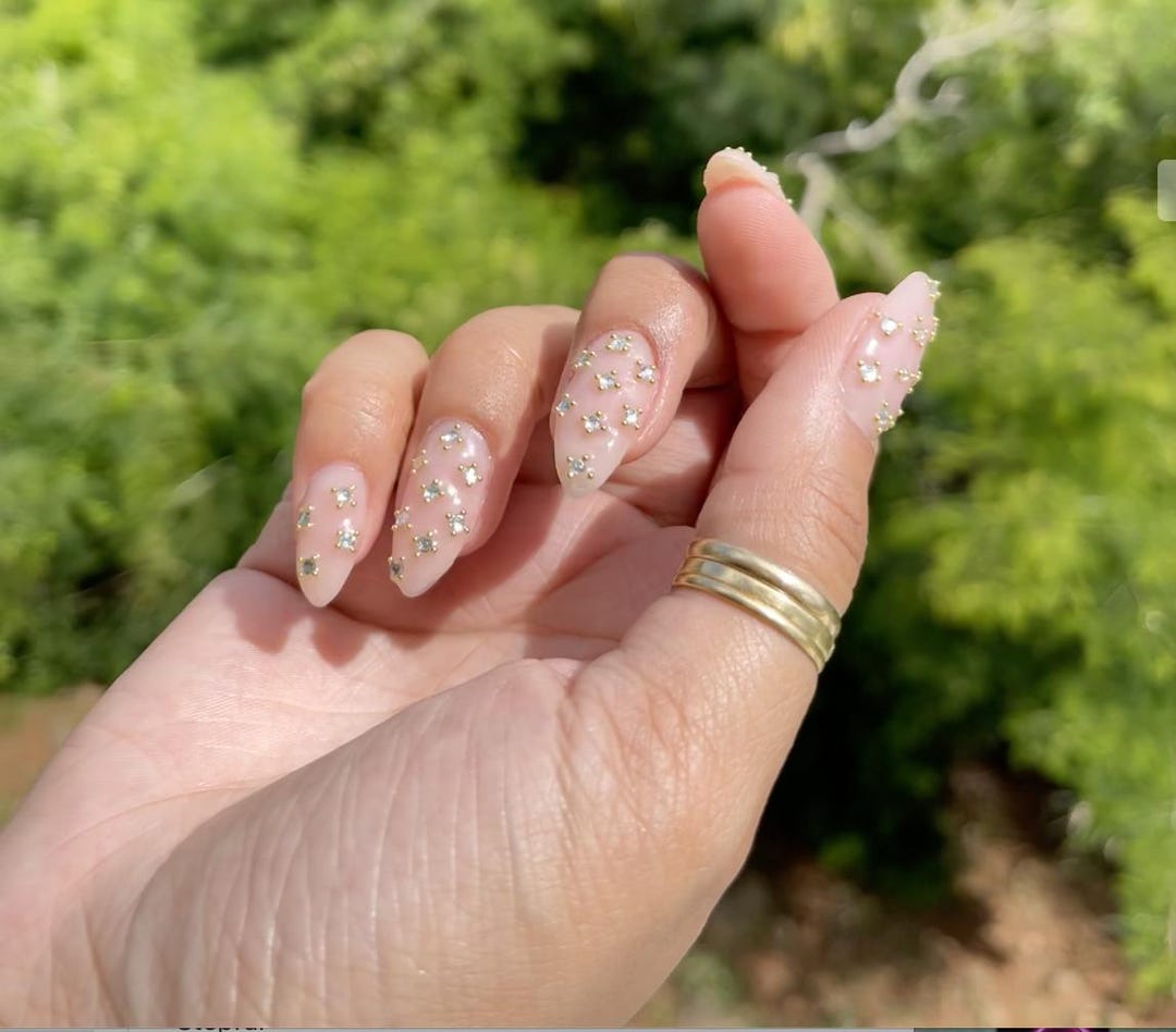 Custom Press-on Nails | Personalized Nail Set | Custom Colors & Simple ...