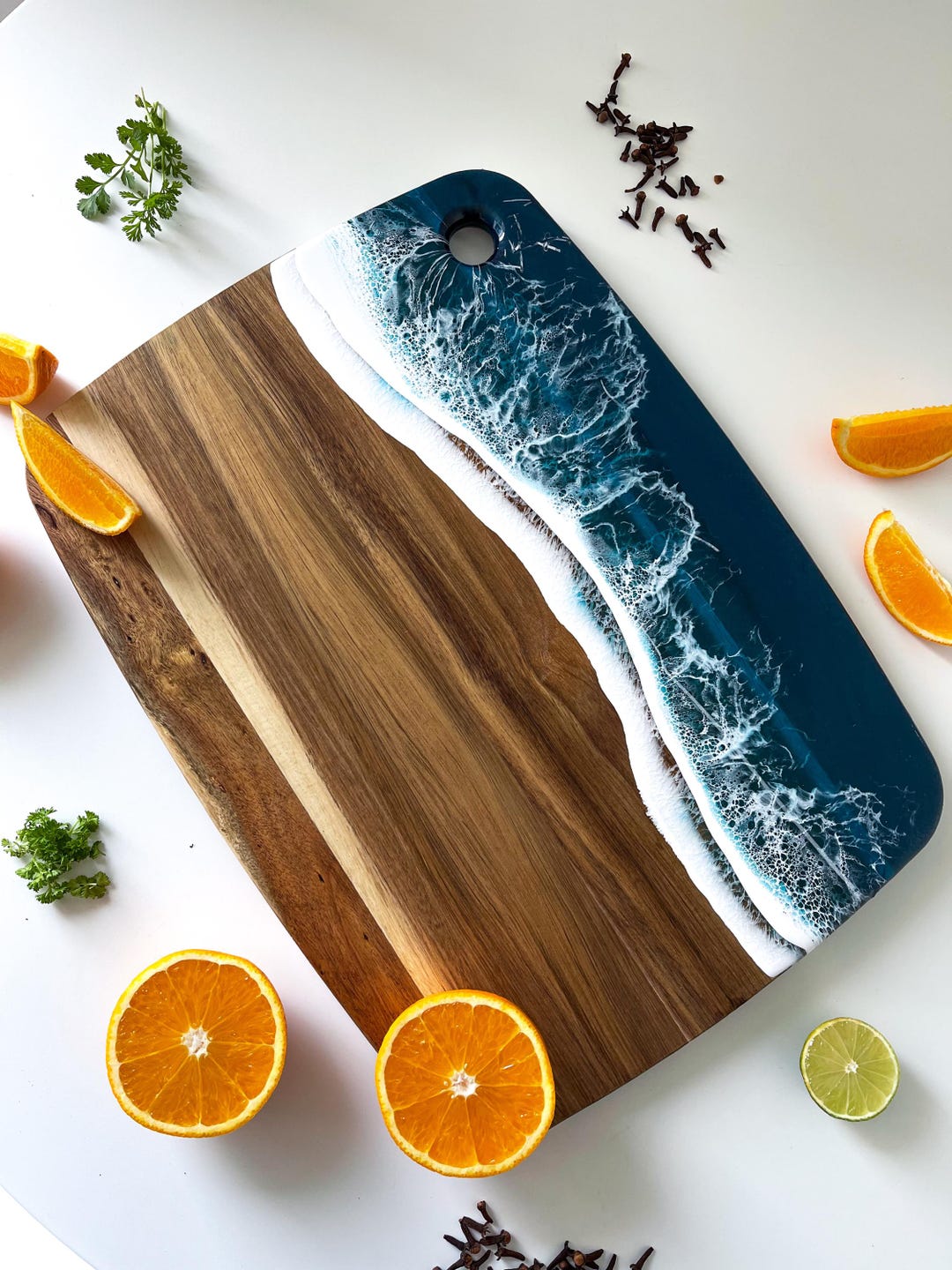 Resin Ocean Art Chopping Board - Etsy UK