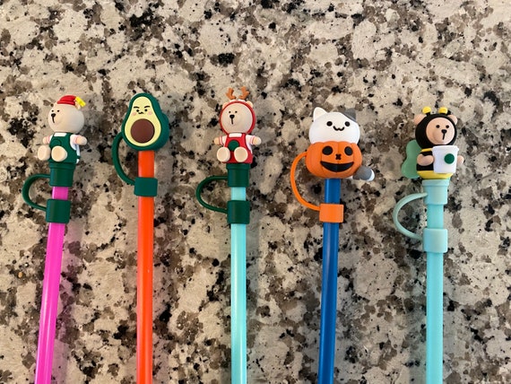 Straw Topper Toppers Straw Covers Accessories - Etsy