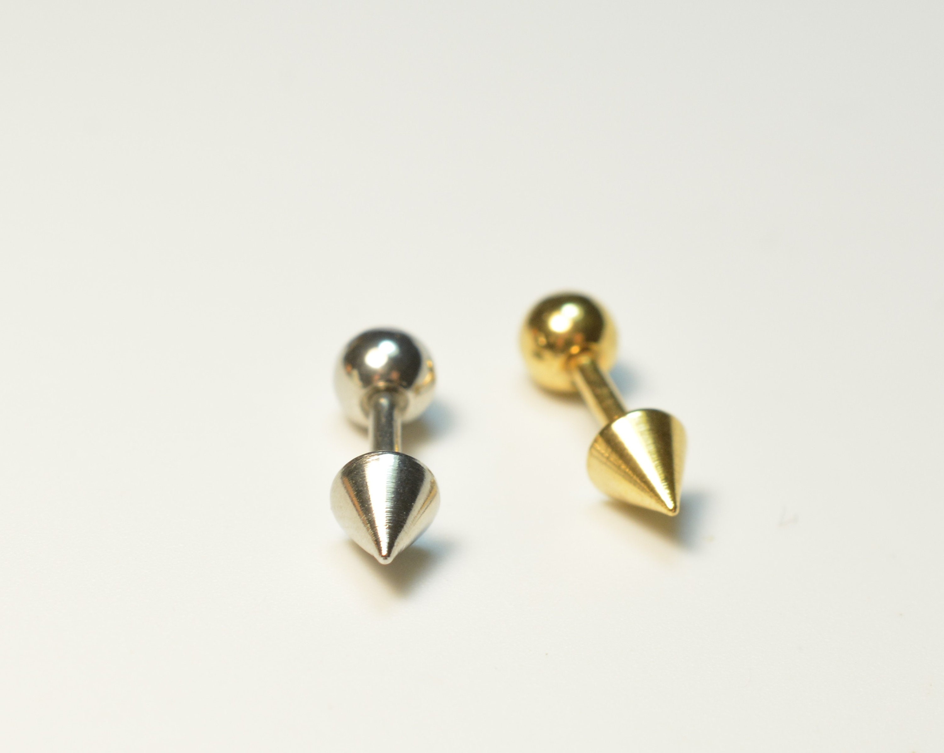 16G Spike Cartilage Earring Spike Studs Titanium Spike Piercing - Etsy