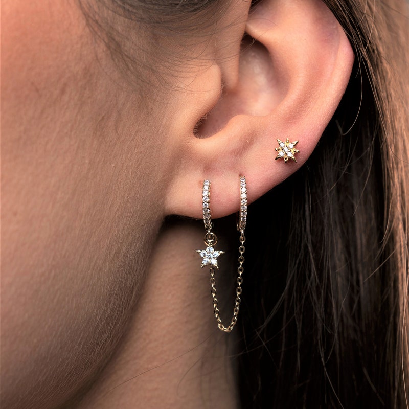 Chain Earrings - Etsy