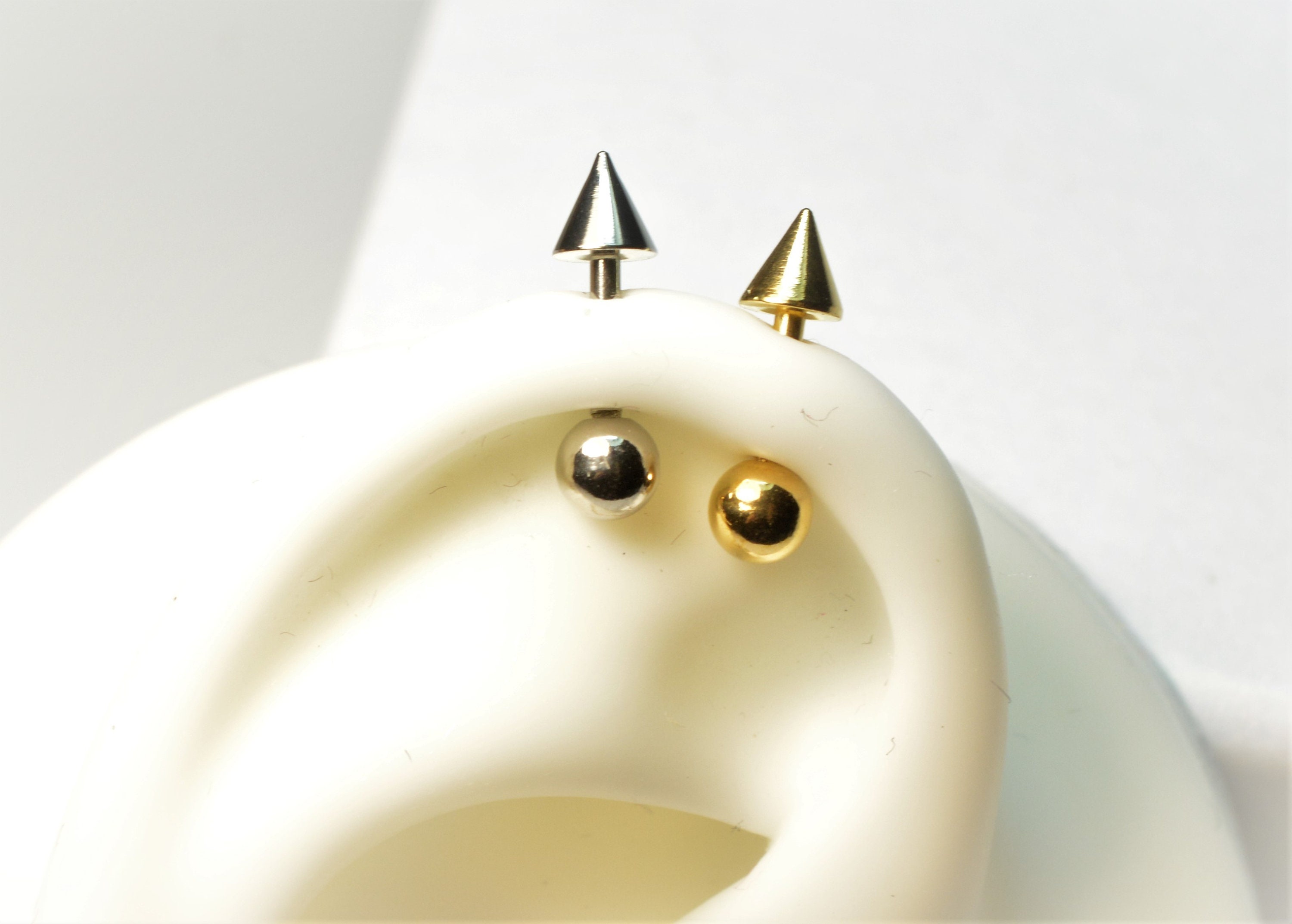 16G Spike Cartilage Earring Spike Studs Titanium Spike Piercing - Etsy