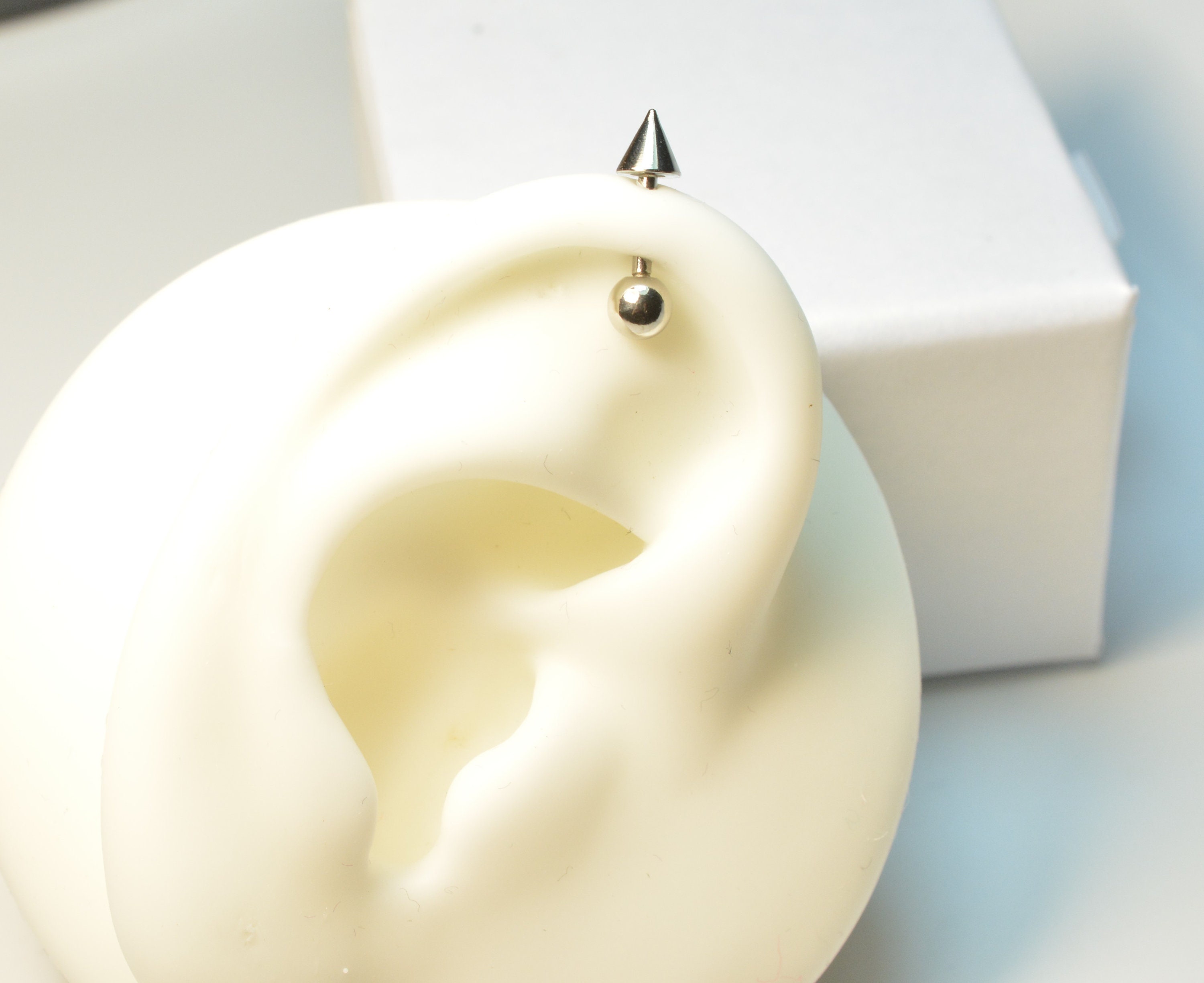 16G Spike Cartilage Earring Spike Studs Titanium Spike Piercing - Etsy