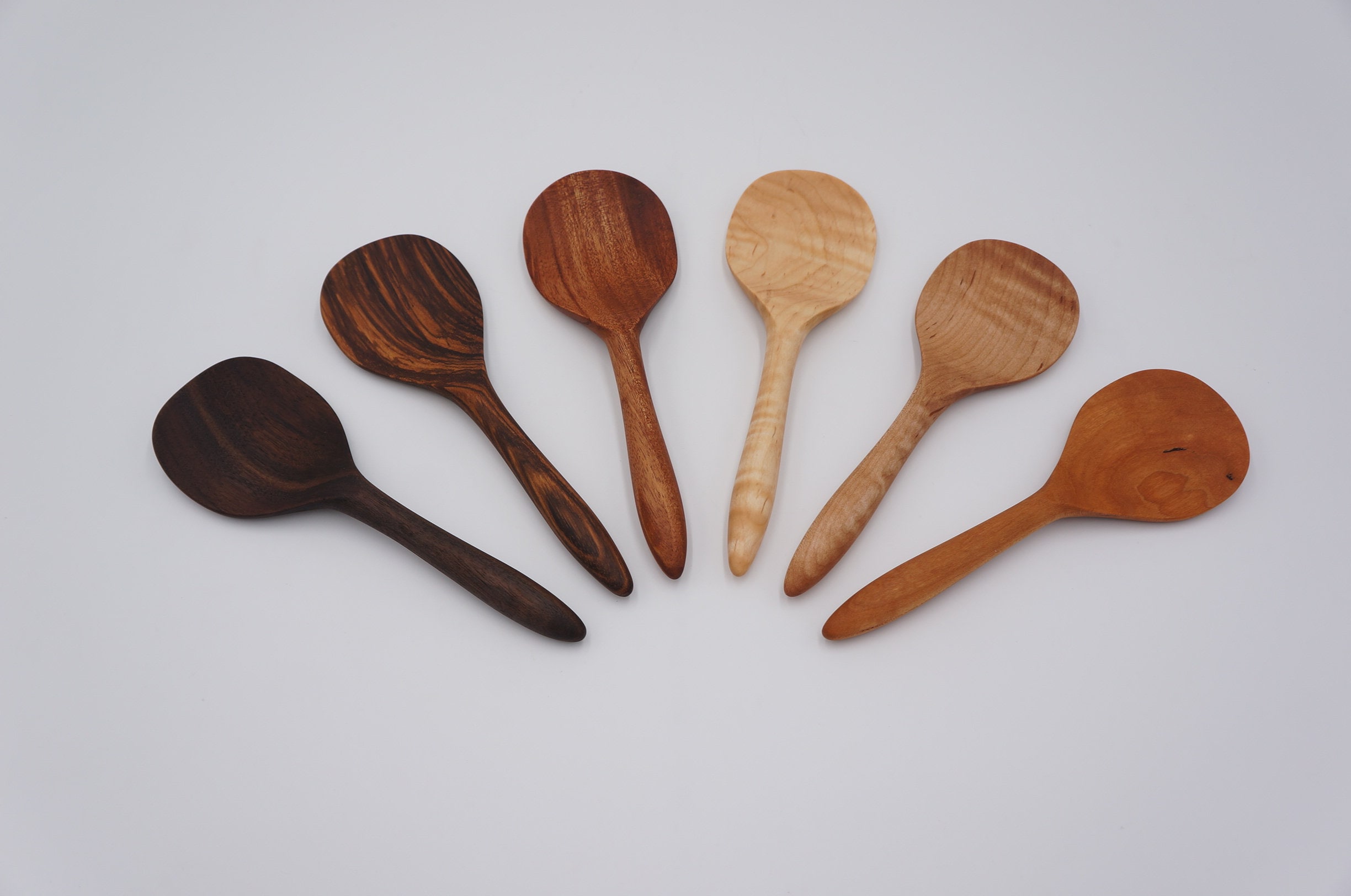 Handmade Wooden Rice Spoons Paddles - Etsy