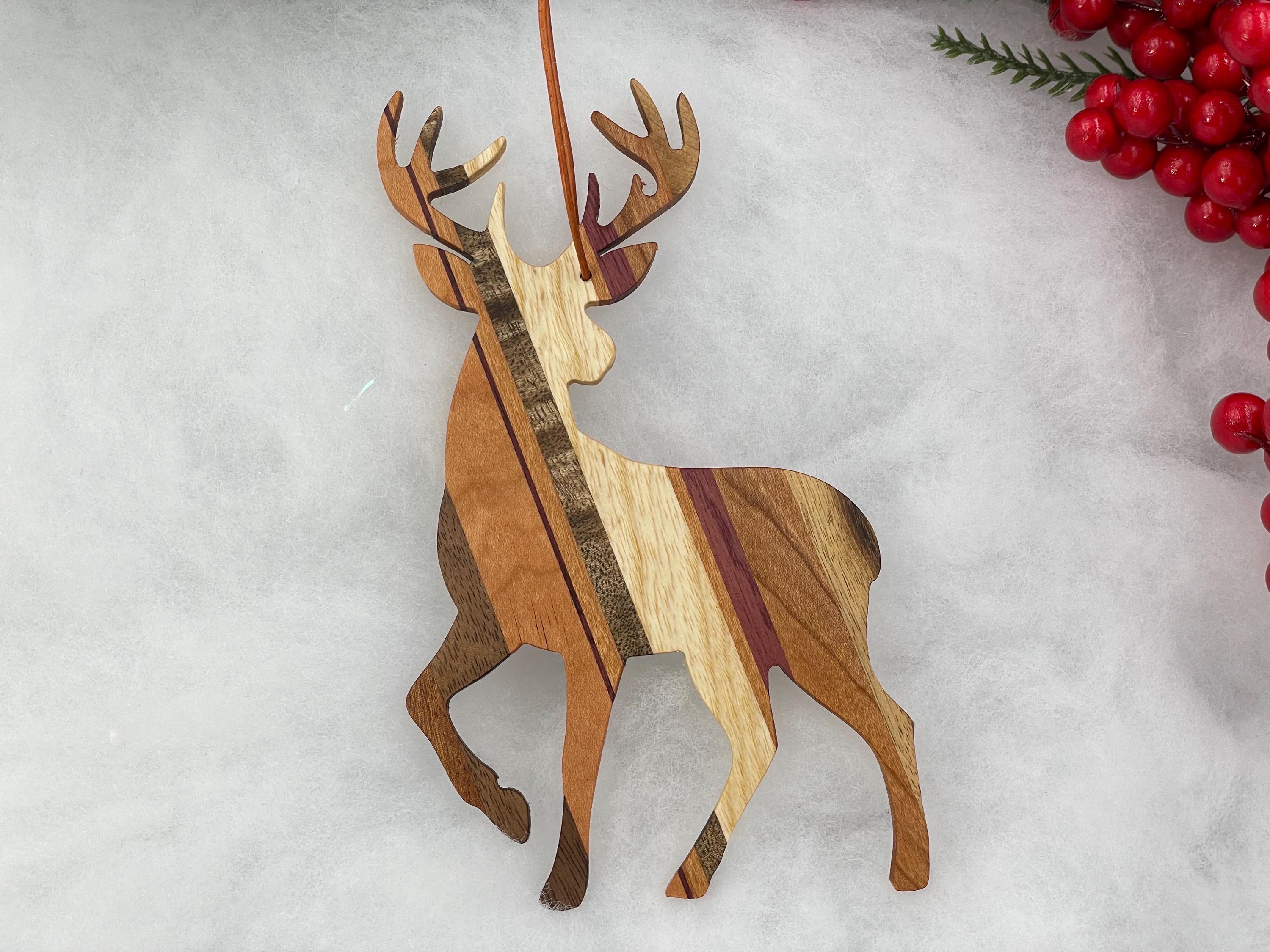 Handmade Wooden Woodland Animals Ornaments - Etsy