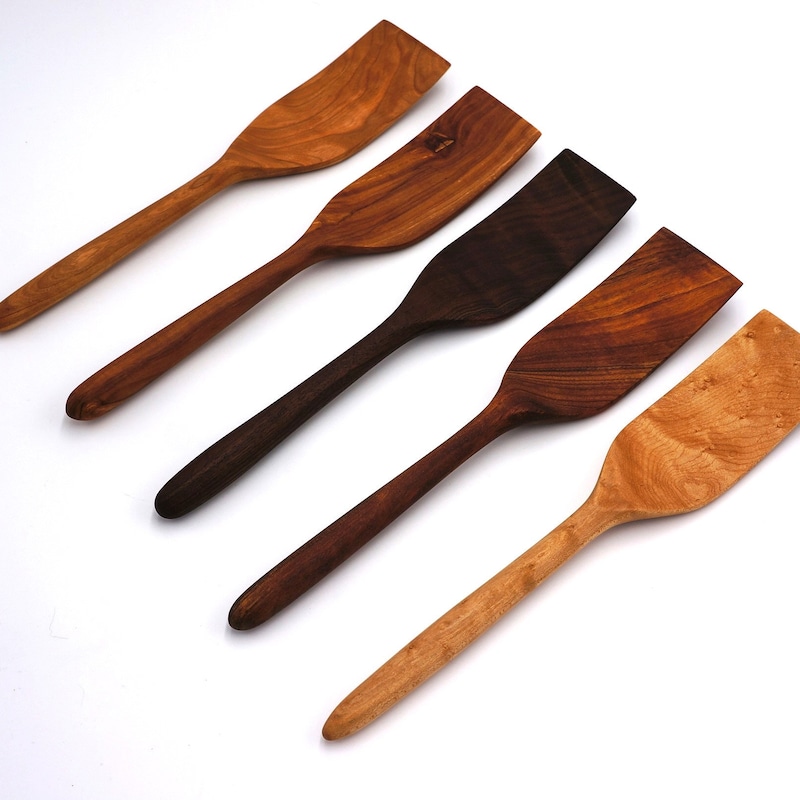 Wooden Kitchen Spatulas - Etsy