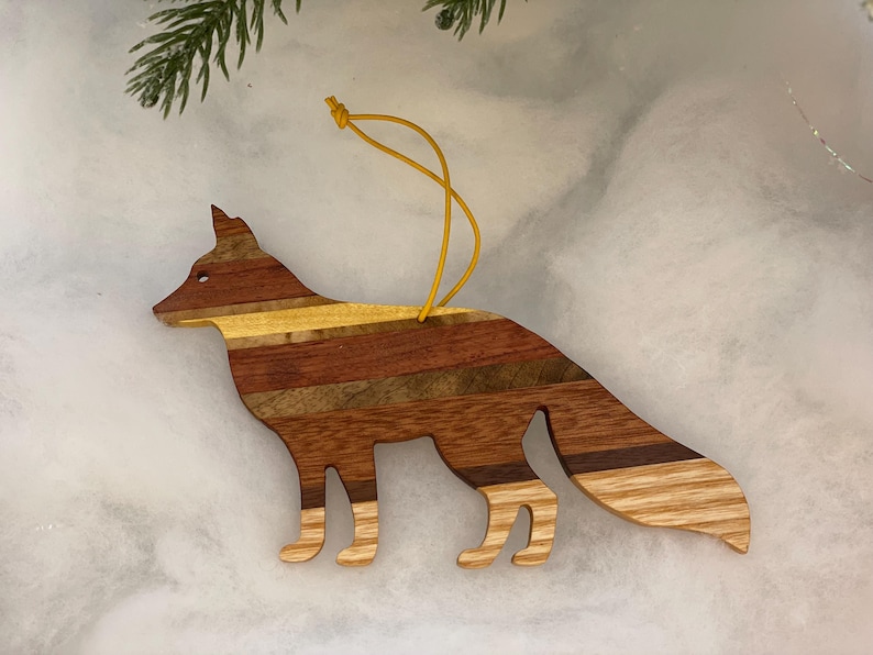 Handmade Wooden Woodland Animals Ornaments - Etsy