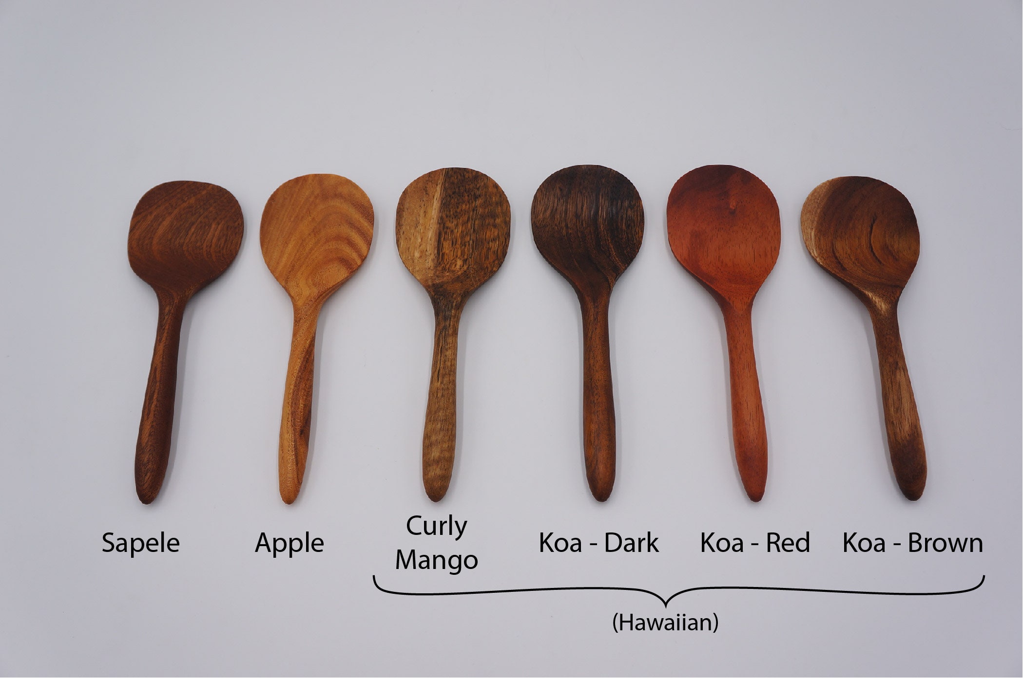 Handmade Wooden Rice Spoons Paddles - Etsy