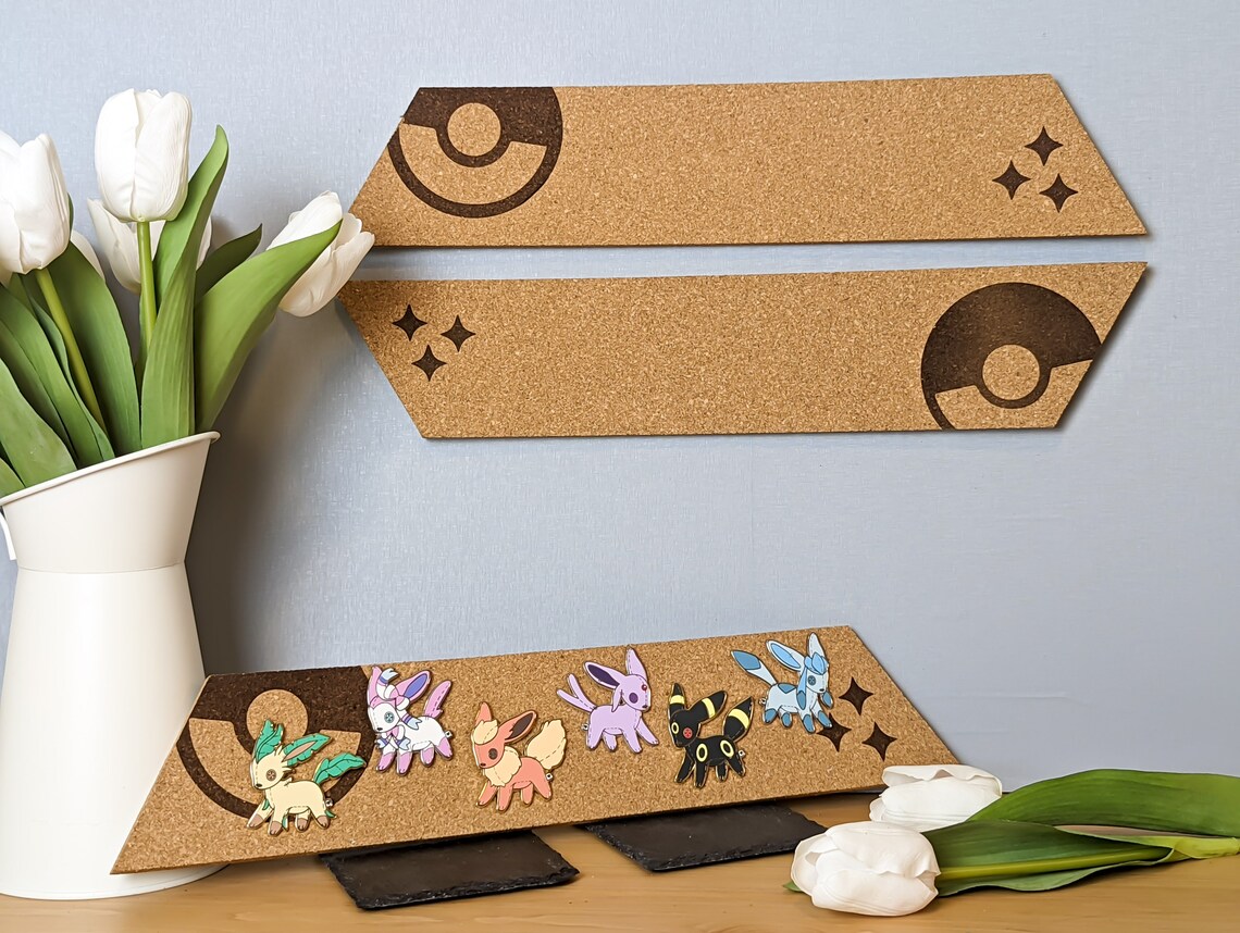 Pokemon Themed Cork Boards Pin Display - Etsy