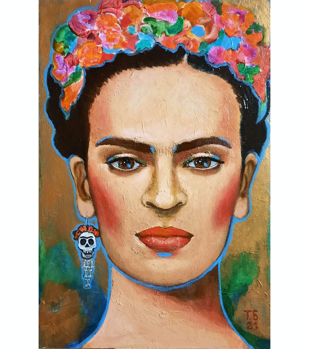 Frida Kahlo Digital File Ukrainian Artist Digital Download JPG File ...