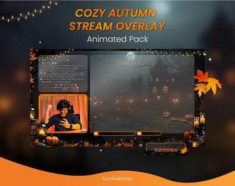 Cozy Autumn Animated Screens Package/fall/aesthetic - Etsy