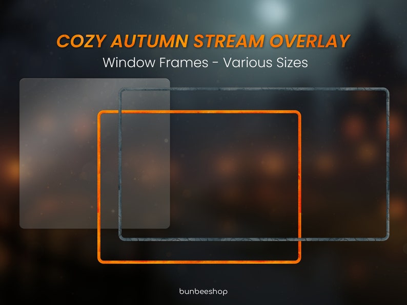 Autumn Twitch Overlay Stream Package - Cozy Halloween Fall - Animated ...